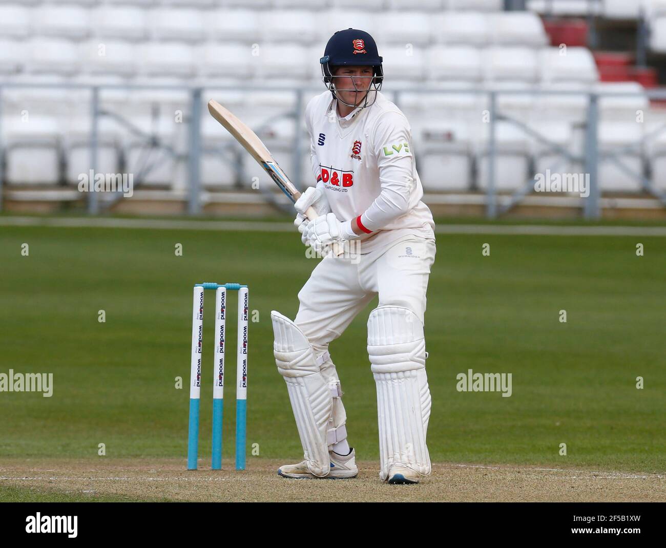 Chelmsford, UK. 25th Mar, 2021. CHELMSFORD ENGLAND - MARCH 25: Essex's ...