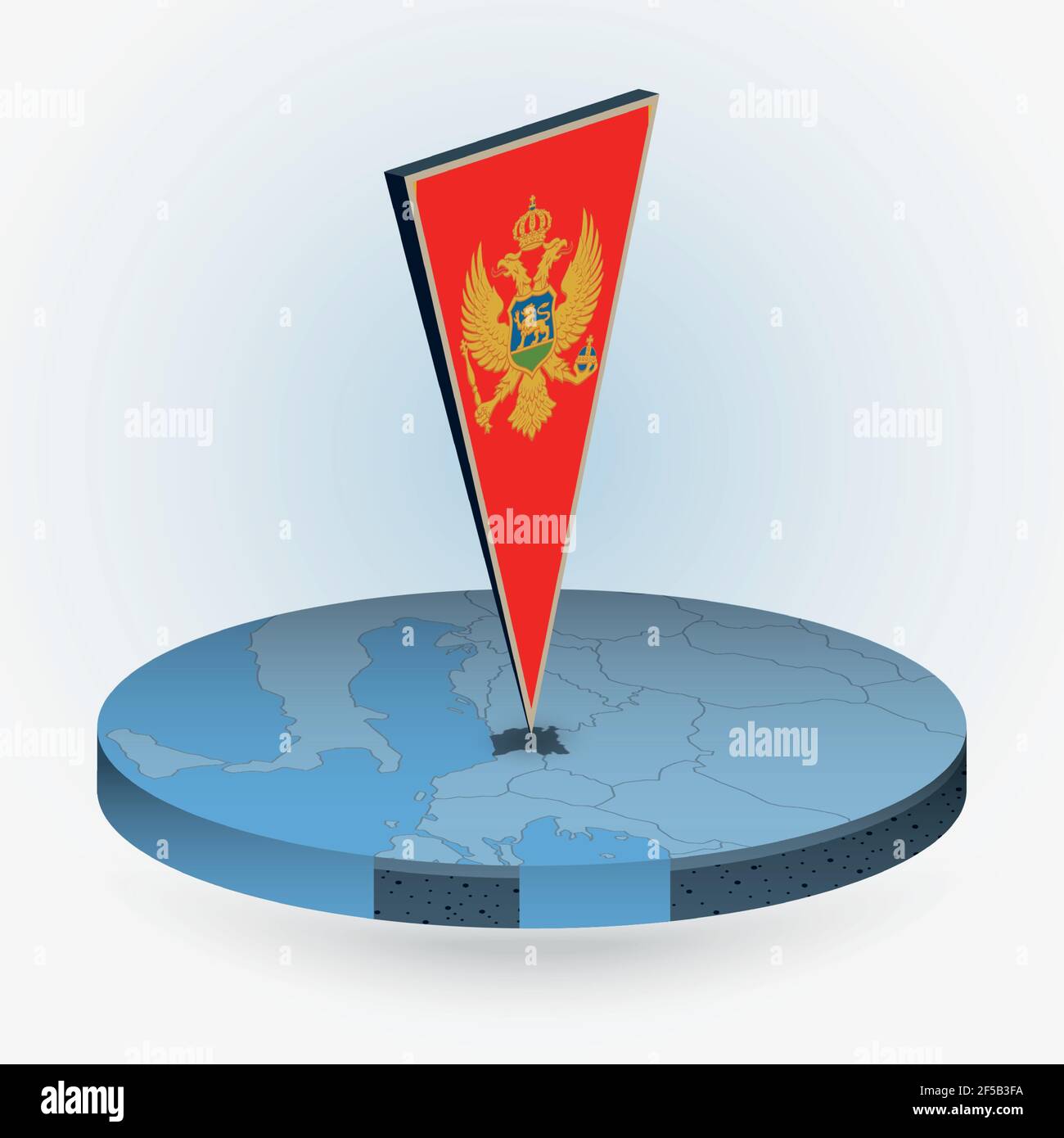 Montenegro 3d Stock Vector Images - Alamy