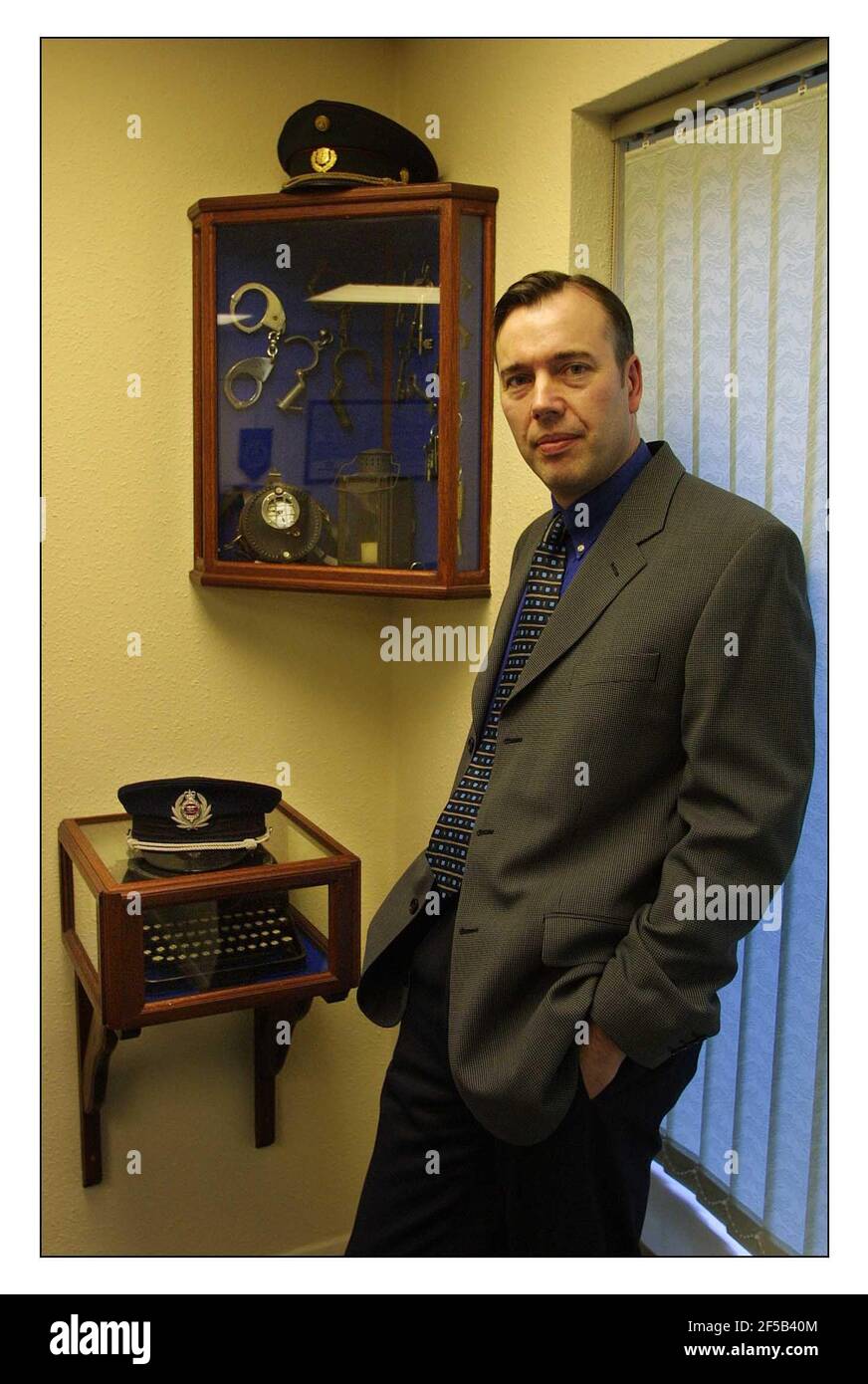 New chairman of Prison Officers Ass. Mr. Andy Darken.pic David Sandison ...