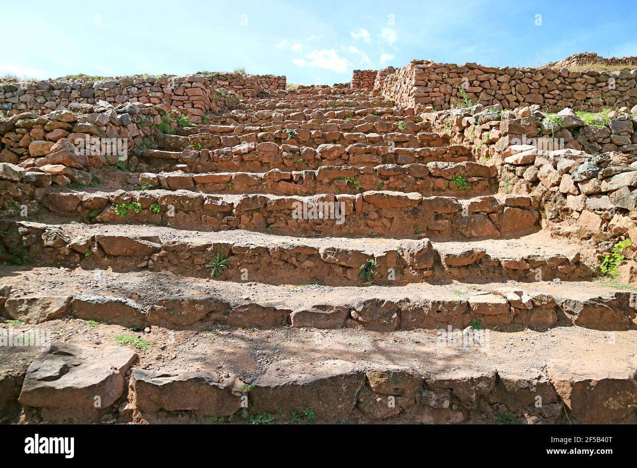 The Ruins of Stairway at Piquillacta Archaeological Site, a Pre-Inca ...