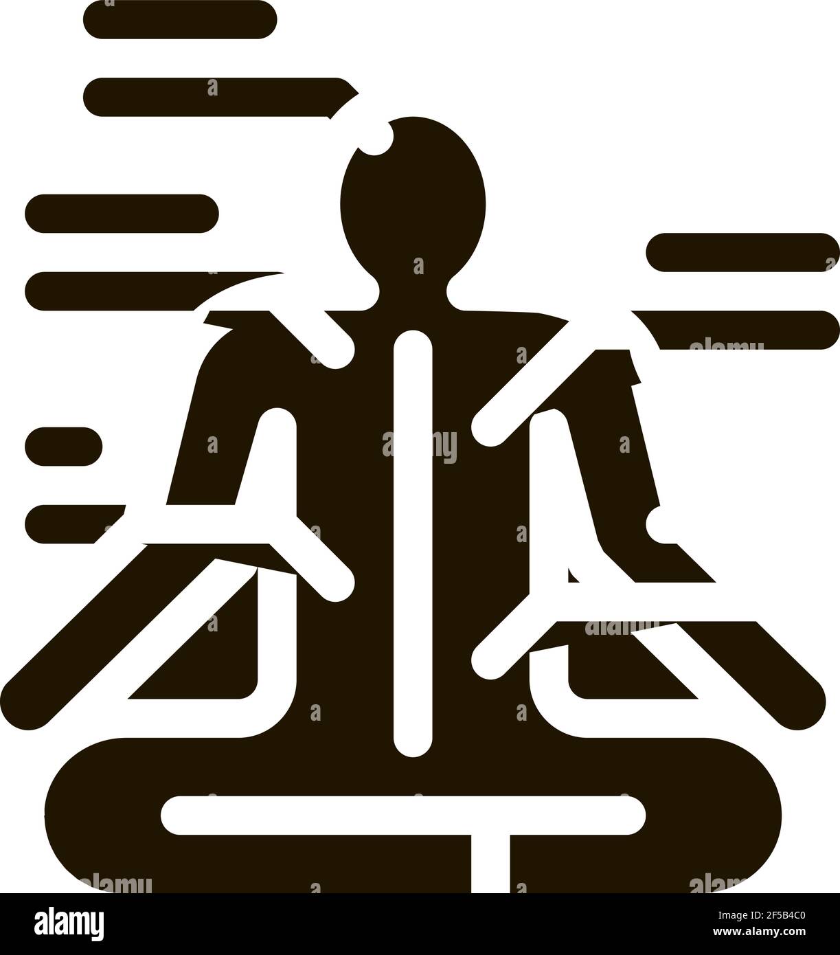 yogi traditional chinese medicine icon vector illustration Stock Vector ...