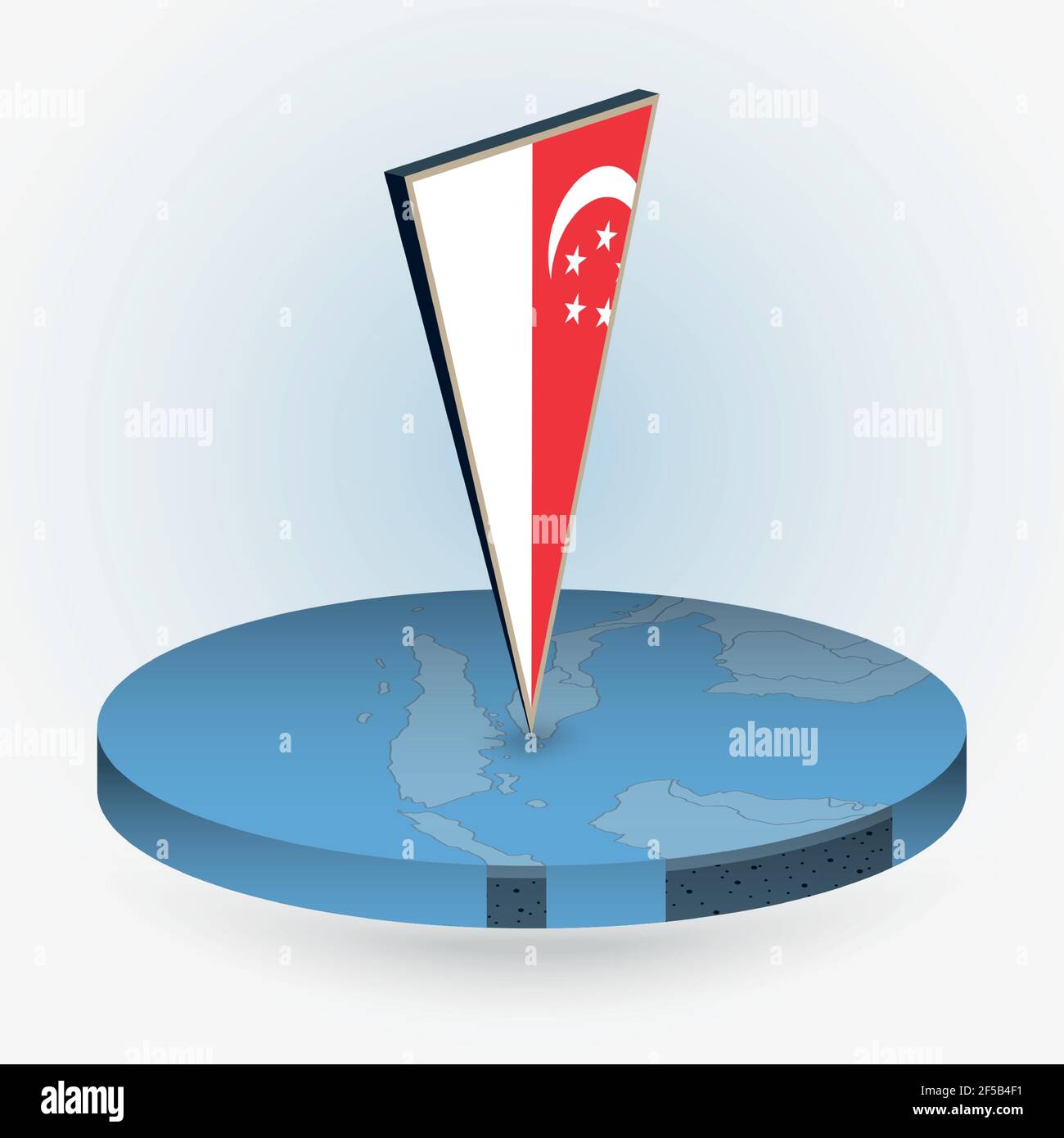 Singapore vector map hi-res stock photography and images - Alamy