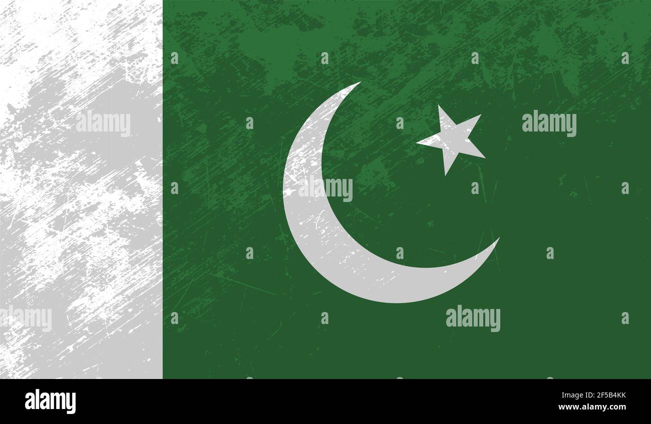 Pakistan cracked flag Stock Vector Images - Alamy