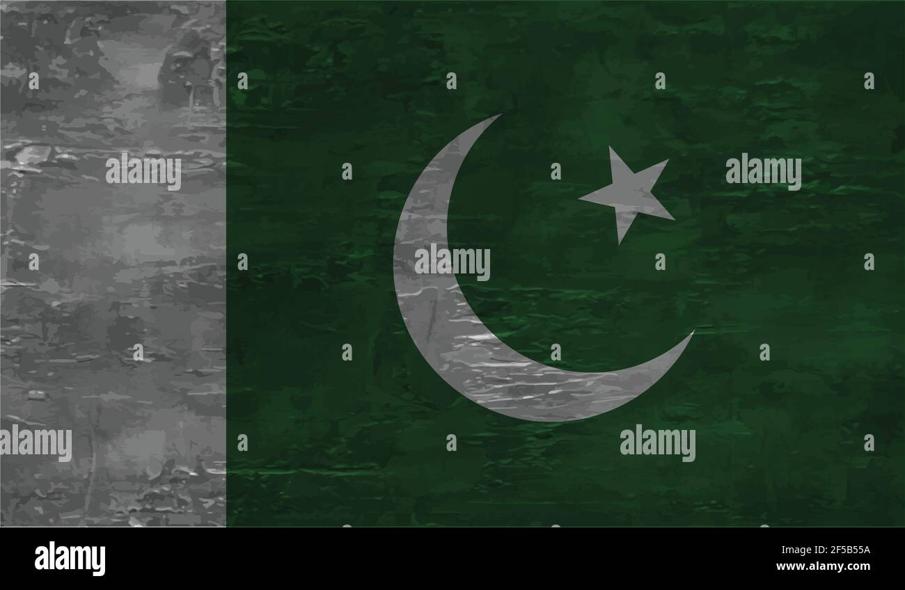 Pakistan cracked flag Stock Vector Images - Alamy