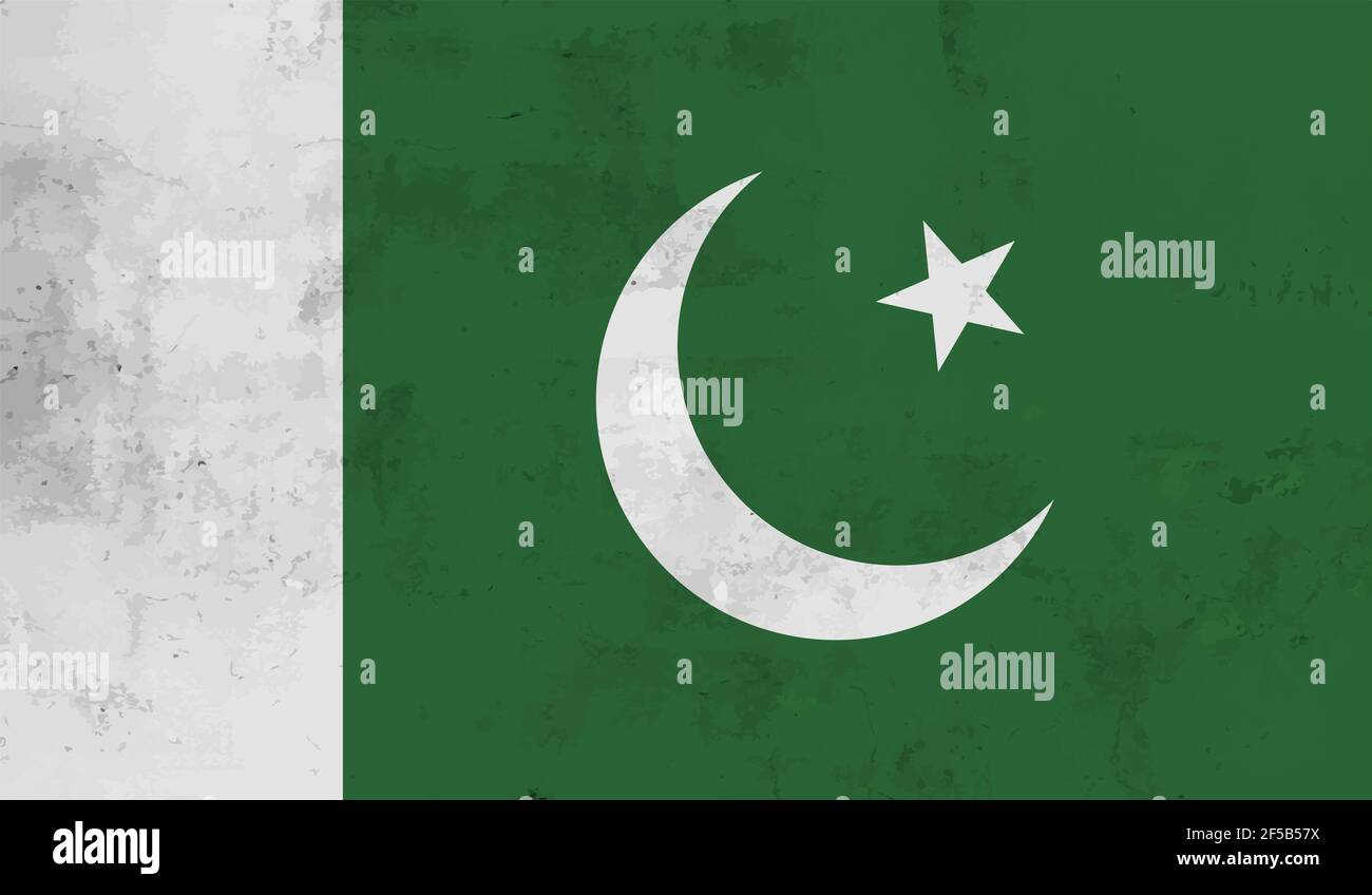 Old pakistan flag Stock Vector Images - Alamy