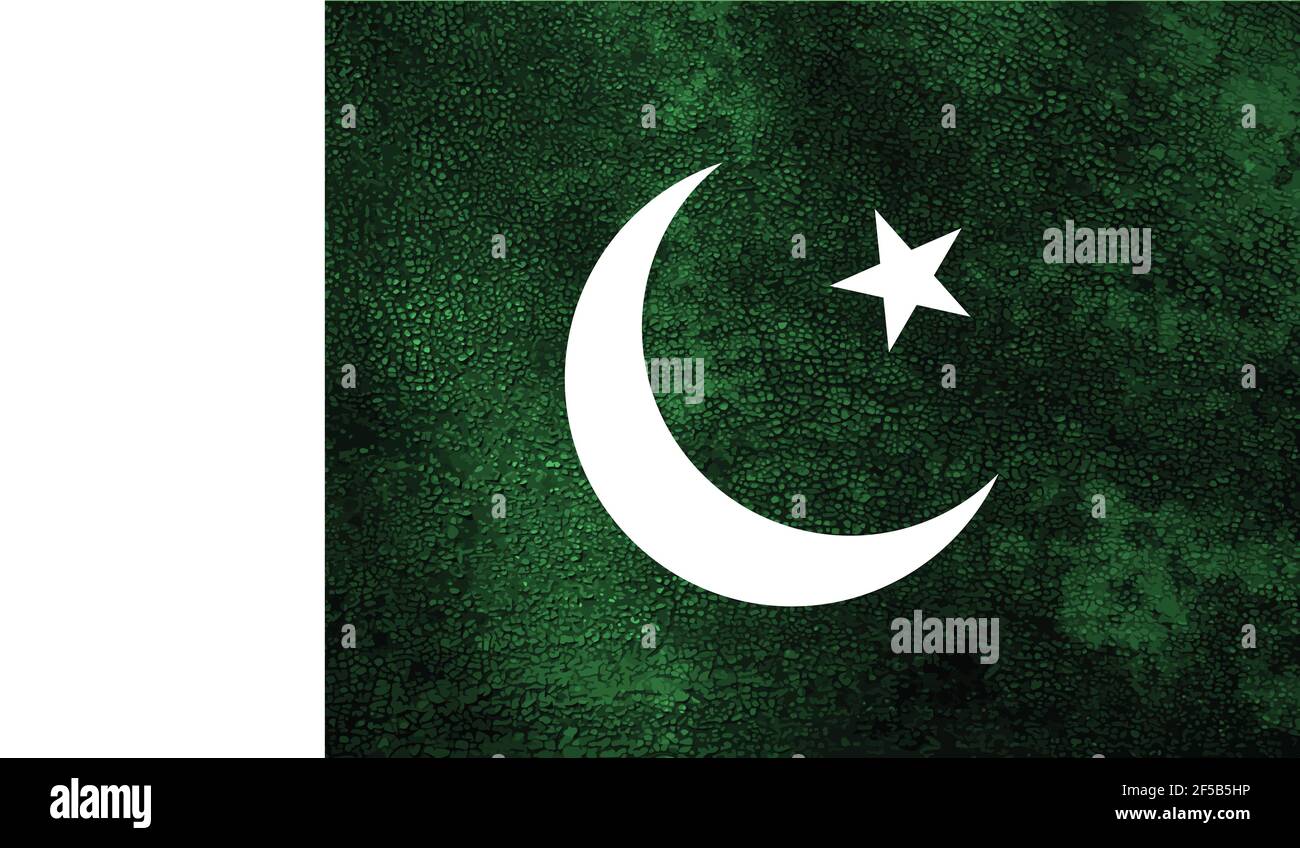 Pakistan cracked flag Stock Vector Images - Alamy