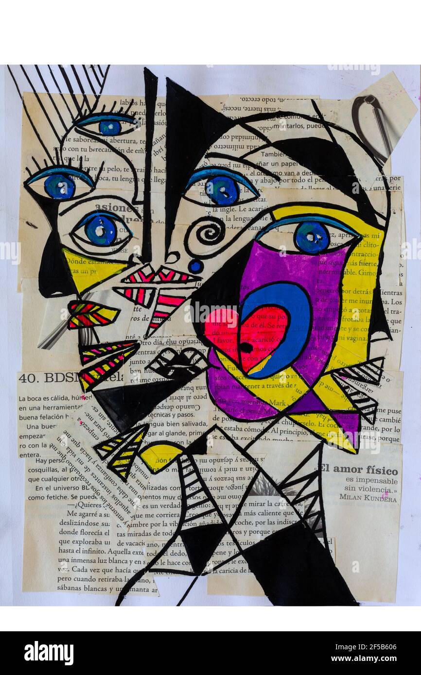 Art abstract posters. Illustration of geometric shapes, objects and ...