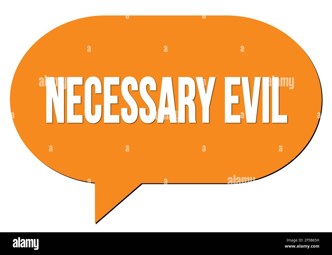 Necessary evil word hi-res stock photography and images - Alamy