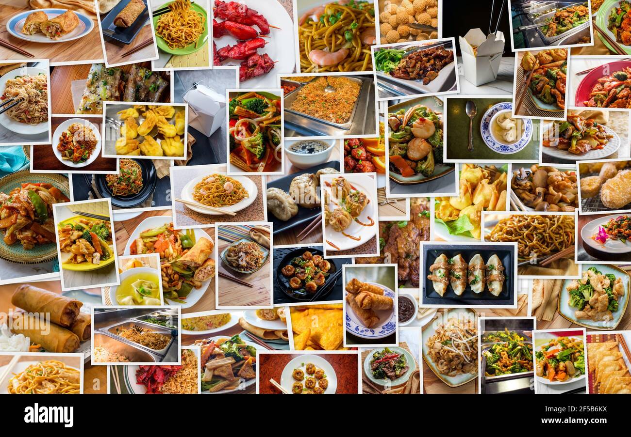 Food Collage Background