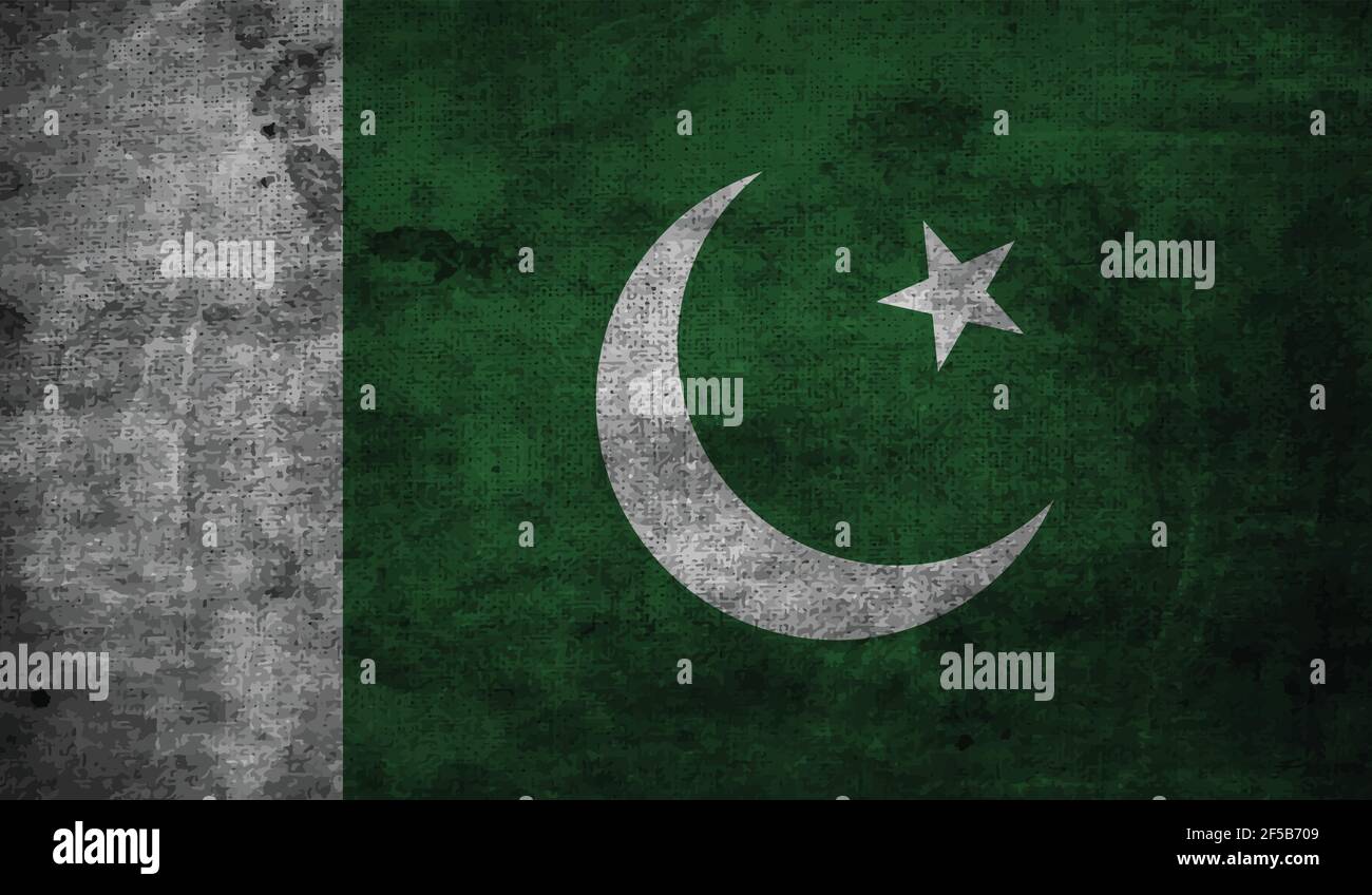Pakistan cracked flag Stock Vector Images - Alamy