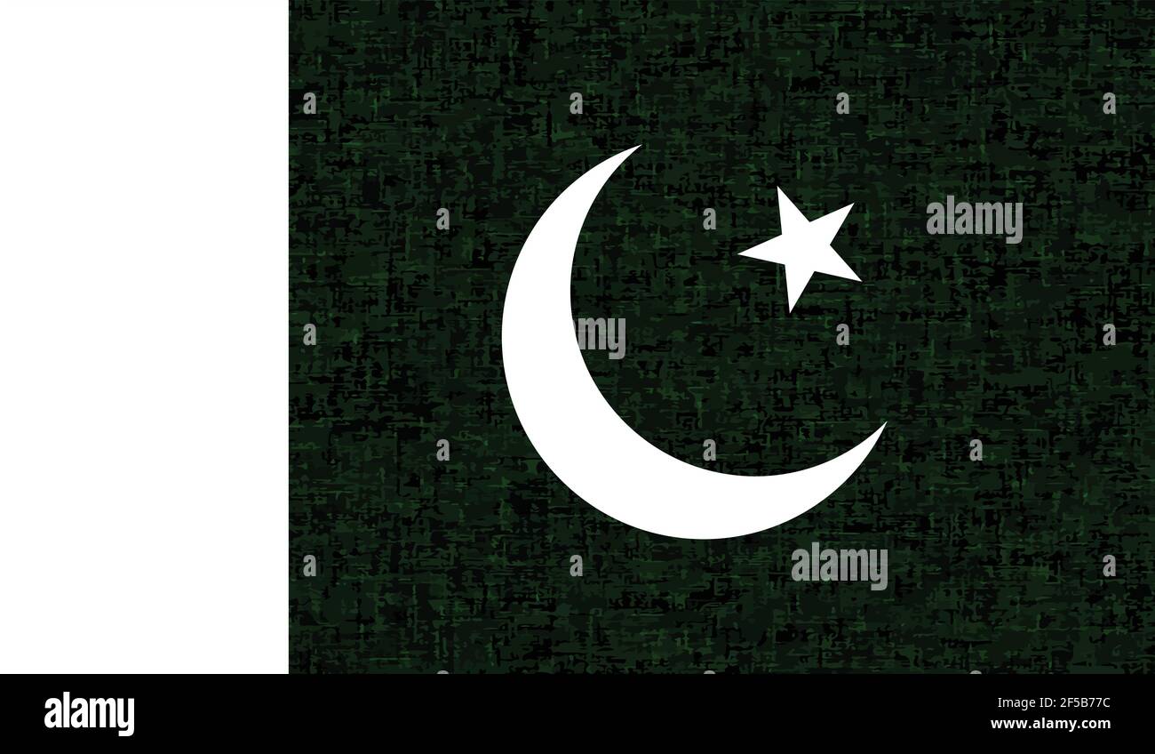 Pakistan cracked flag Stock Vector Images - Alamy