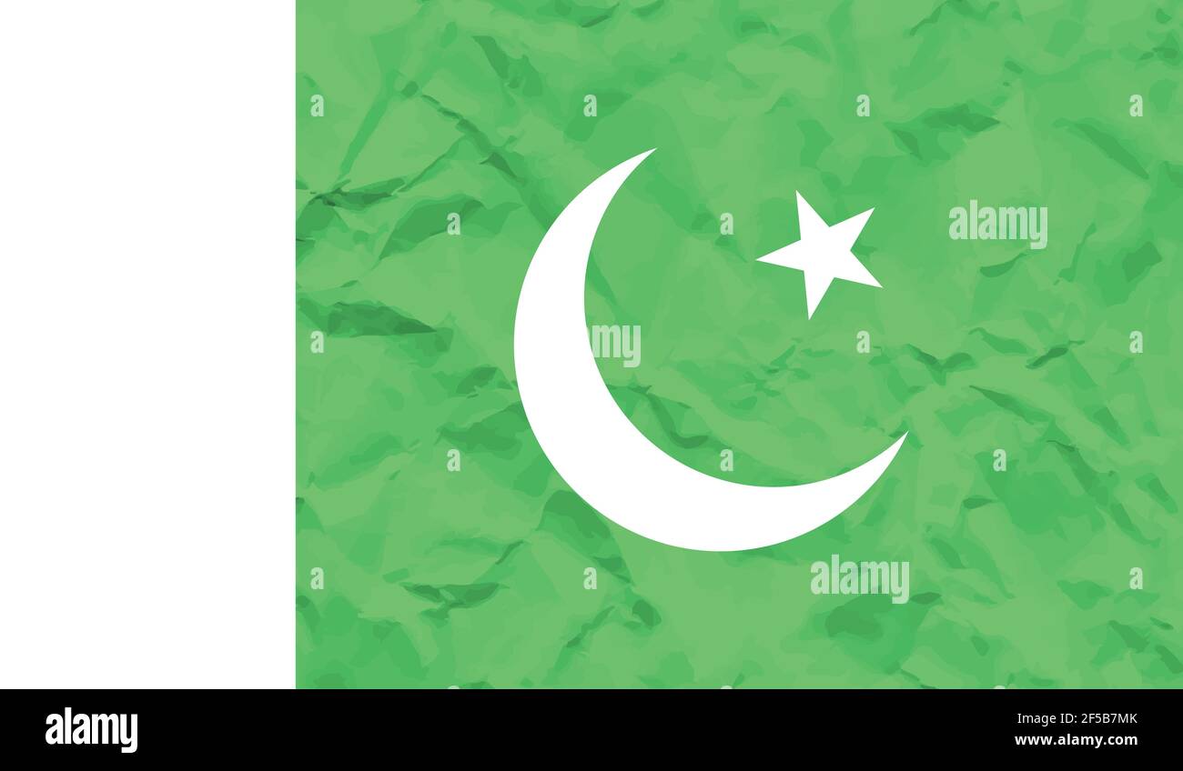 Pakistan cracked flag Stock Vector Images - Alamy