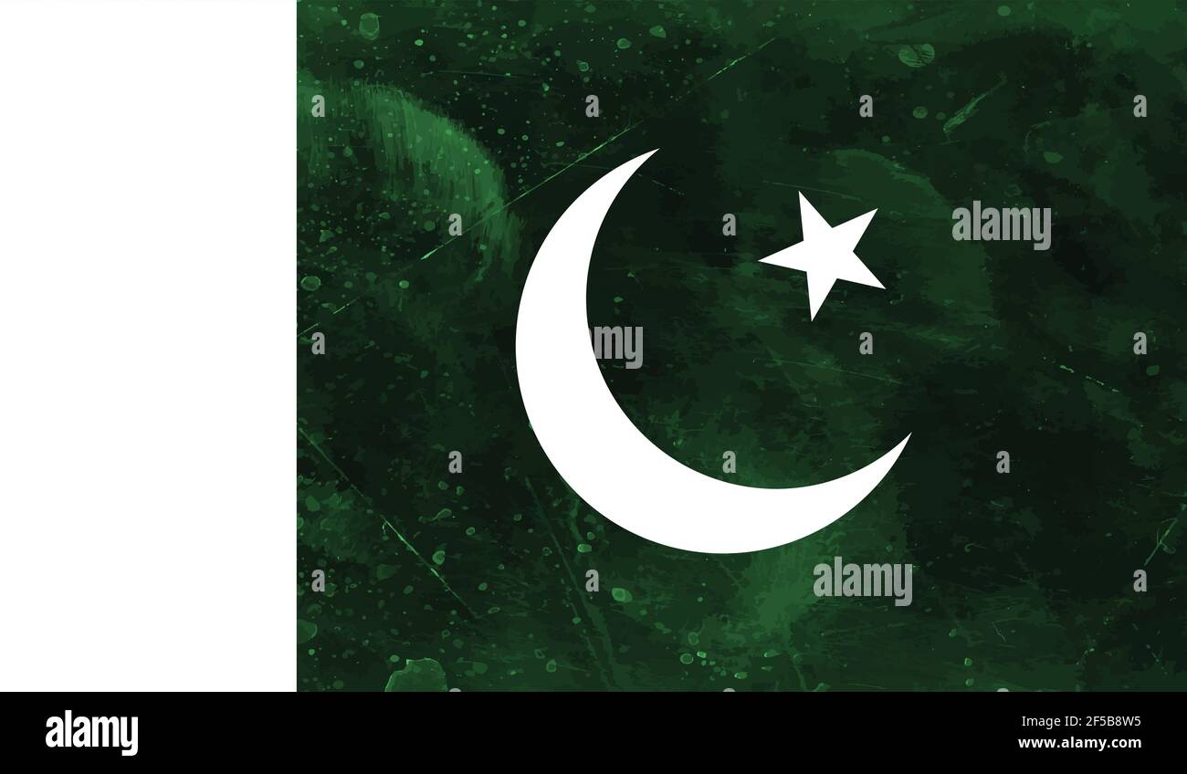 Pakistan cracked flag Stock Vector Images - Alamy
