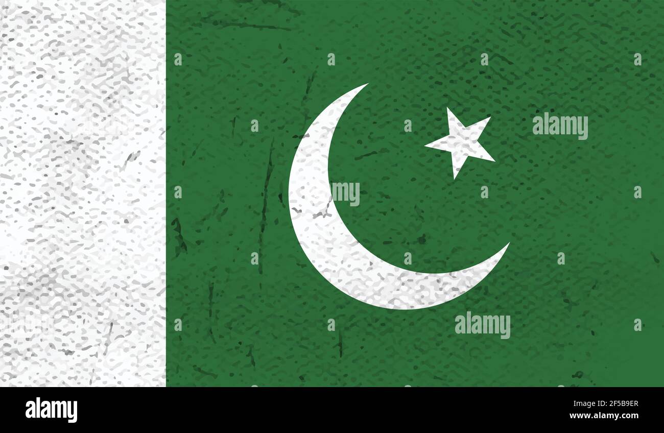 Pakistan cracked flag Stock Vector Images - Alamy