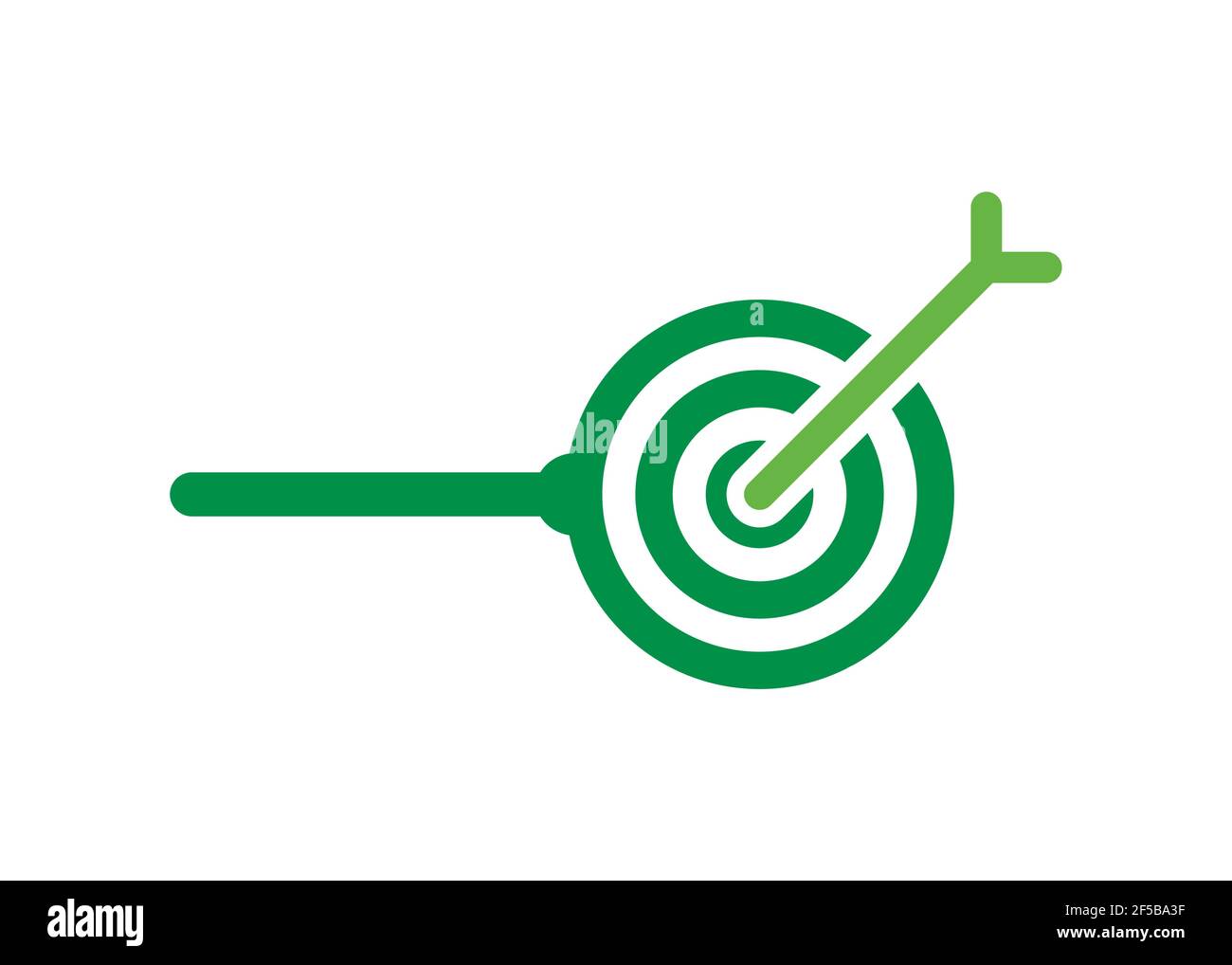 magnifying glass and arrow sign concept Stock Vector Image & Art - Alamy