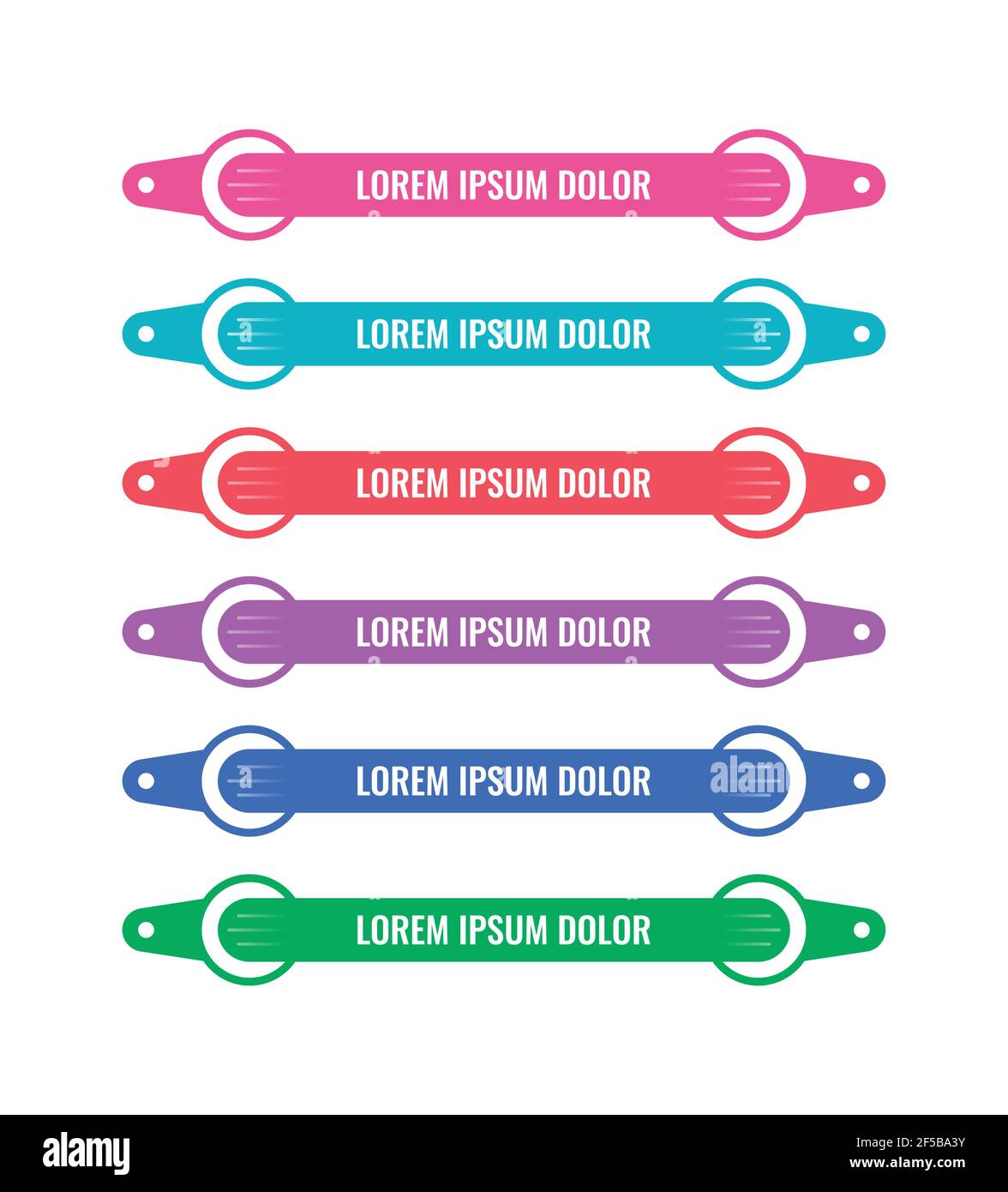 bar banner templates on white background. banner set Stock Vector Image ...