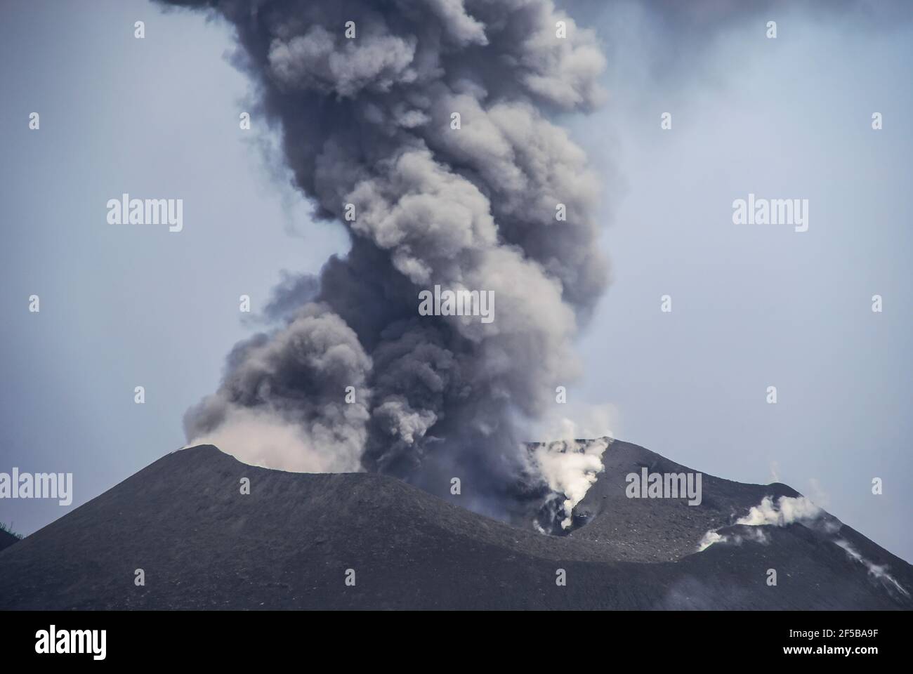 Mt Tavurvur active volcano. Rabaul; Papua New Guinea Stock Photo - Alamy