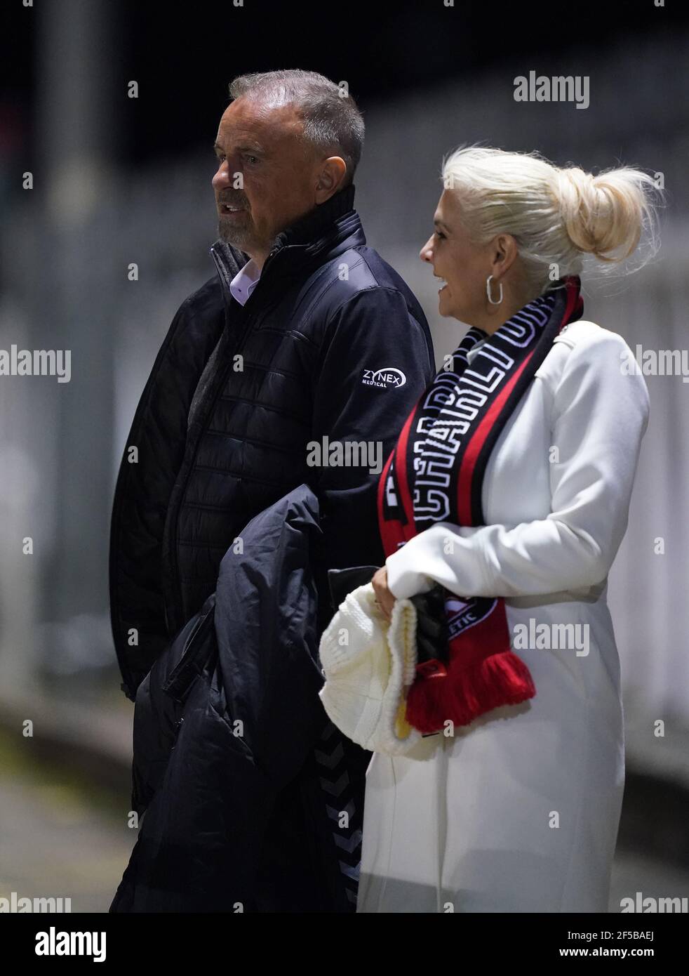Charlton Athletic owner Thomas Sandgaard before the FA Women's ...