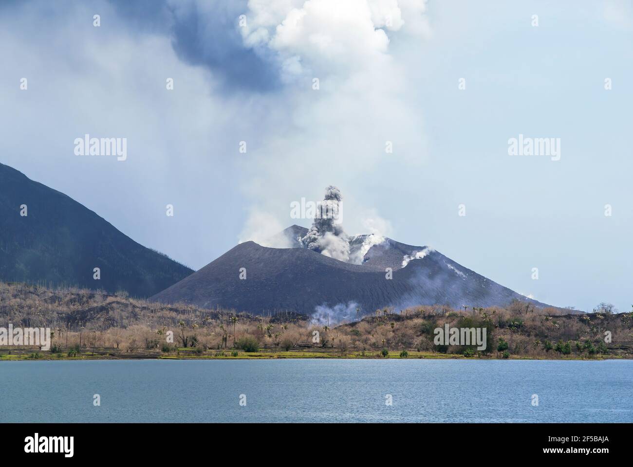 Mt Tavurvur active volcano. Rabaul; Papua New Guinea Stock Photo - Alamy