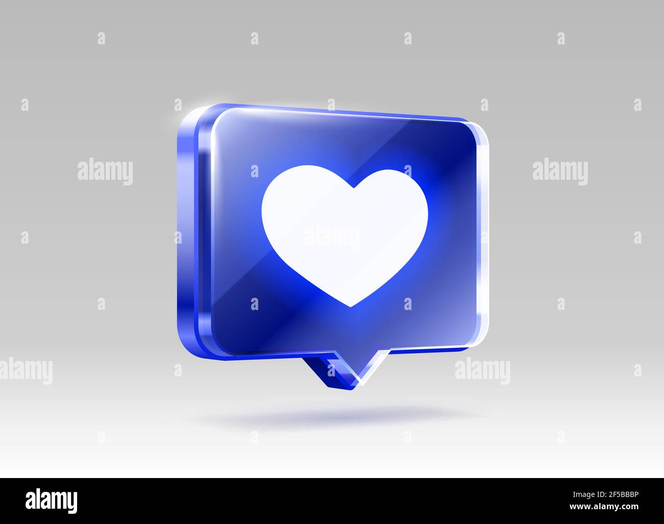 Hand and heart like neon icon, sign follower 3d banner, best post ...