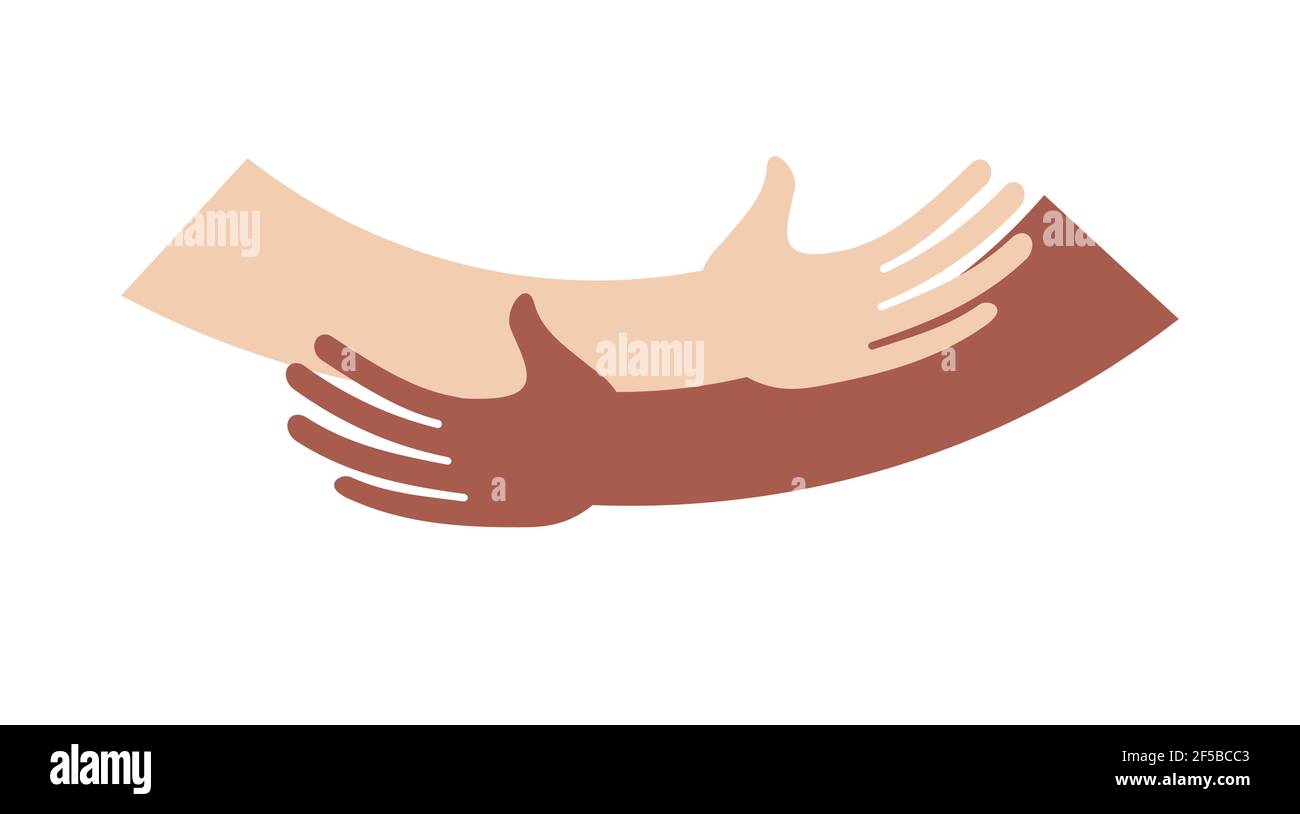 Human hugs hugging hands support and love symbol hugged arms girth ...