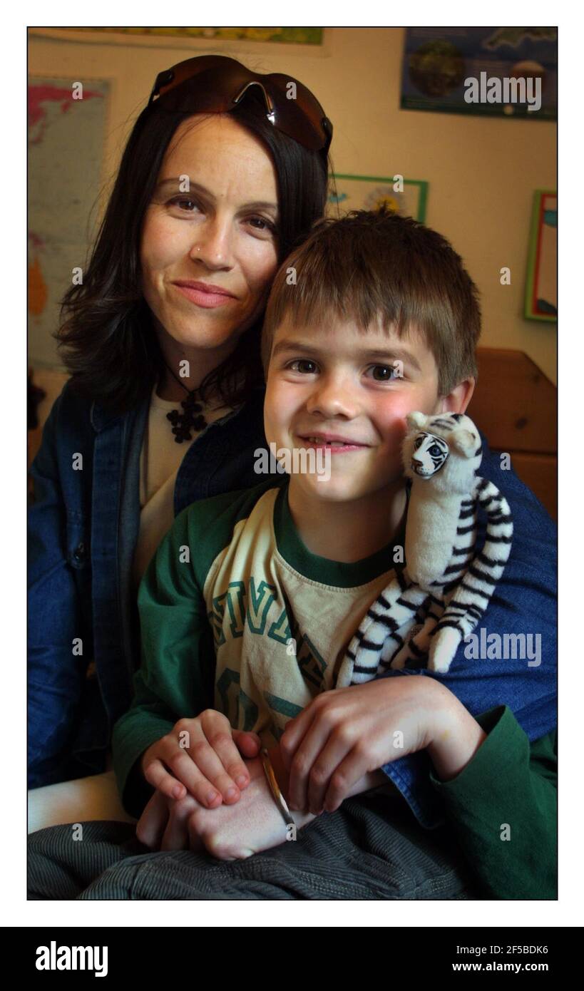 Cass (Caroline) Bonner and her son Dan (Daniel) 8 yrs discuss the death ...