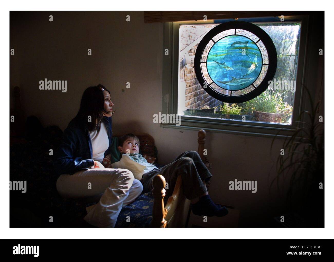 Cass (Caroline) Bonner and her son Dan (Daniel) 8 yrs discuss the death ...