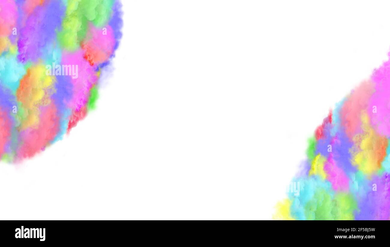 Colorful smoke with empty place. Colorful smoke with empty place for ...