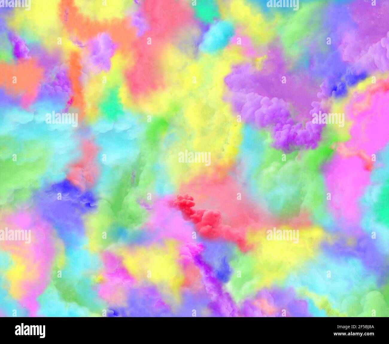 Fire smoke design. Multicolor smoke background. Colored powder frozen ...