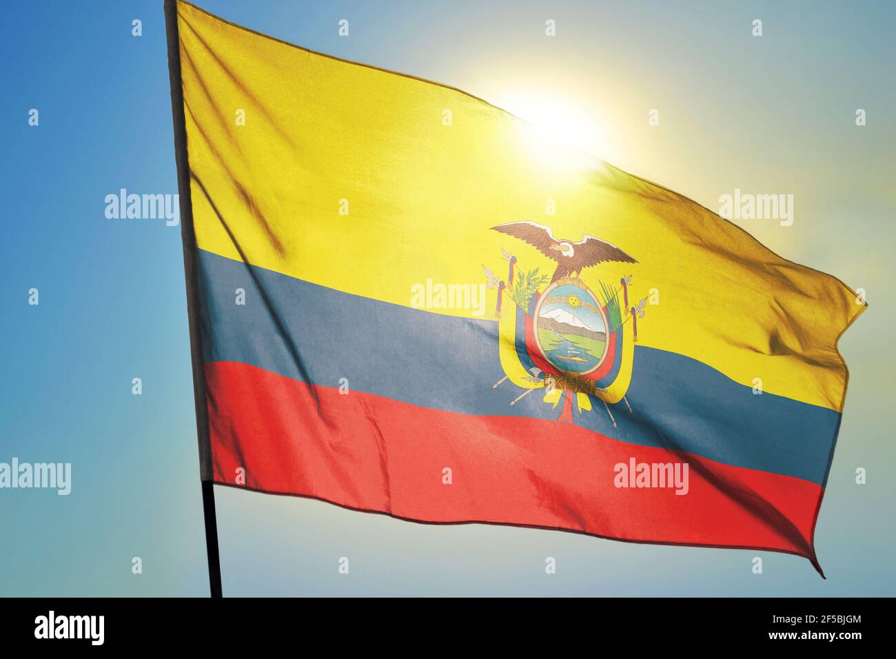 Flag ecuador ecuadorian banner on hi-res stock photography and images ...