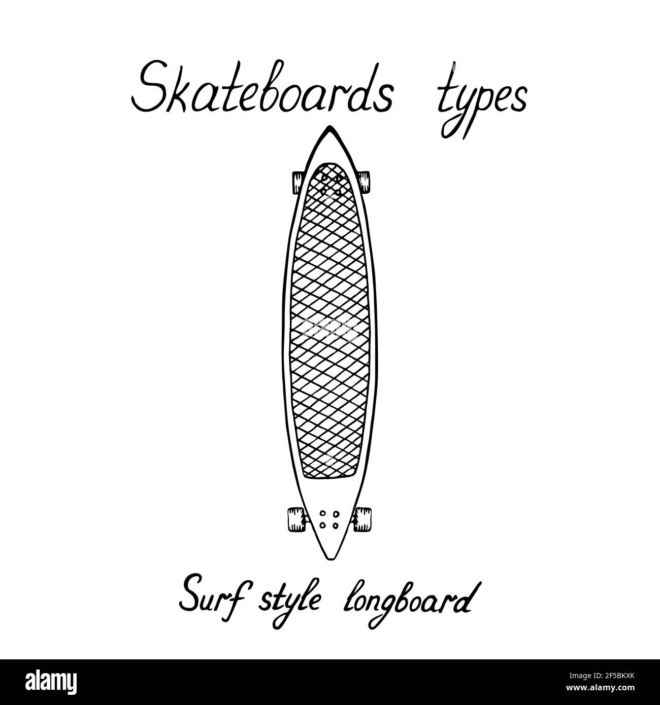 Surfboard Longboard Outline