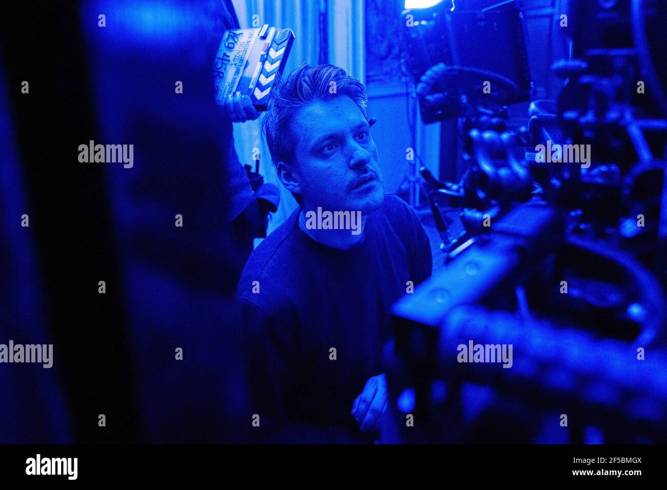 NOBODY, director Ilya Naishuller, on set, 2021. ph: Allen Fraser ...
