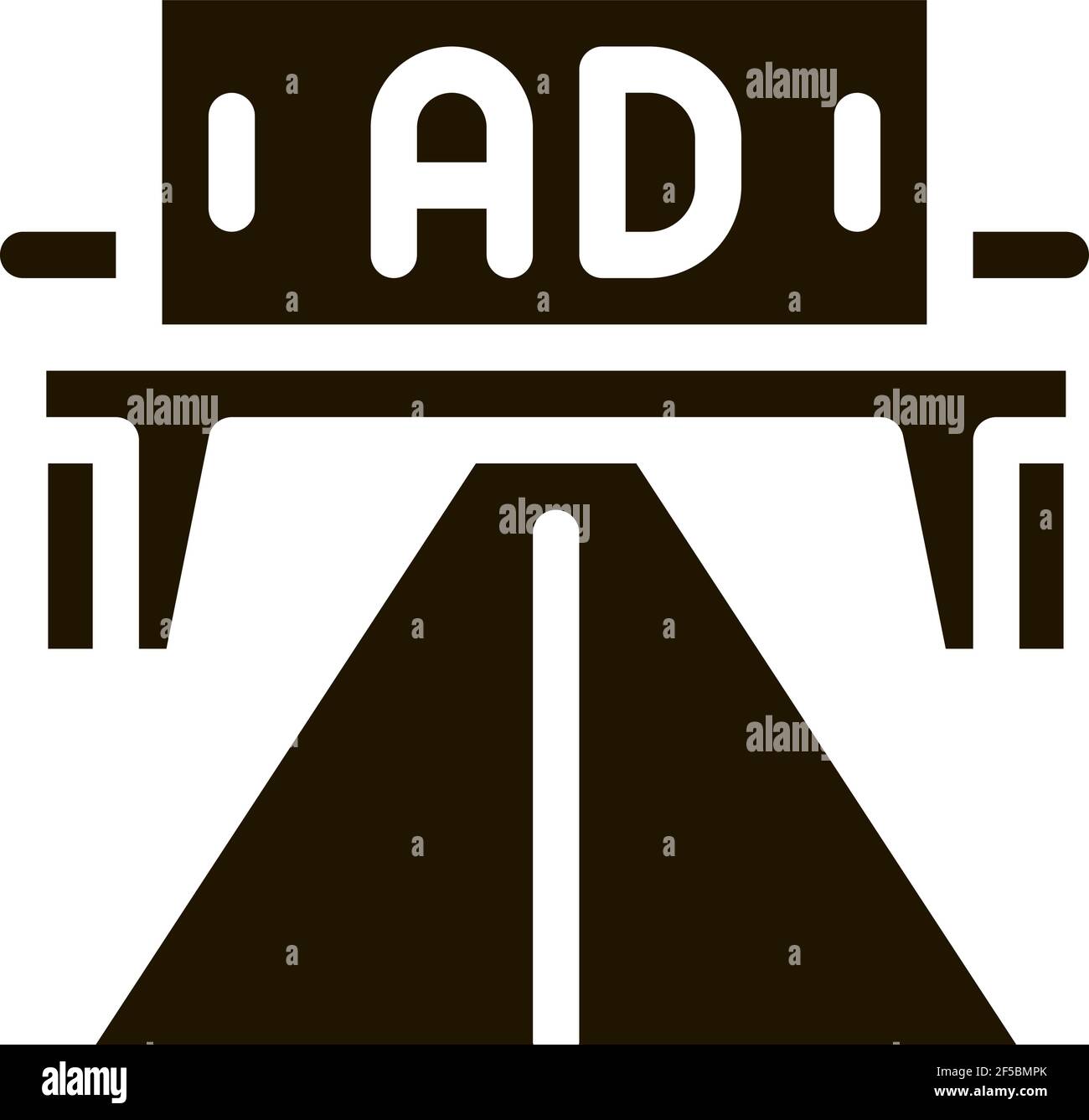 road sign ads icon vector illustration Stock Vector Image & Art - Alamy