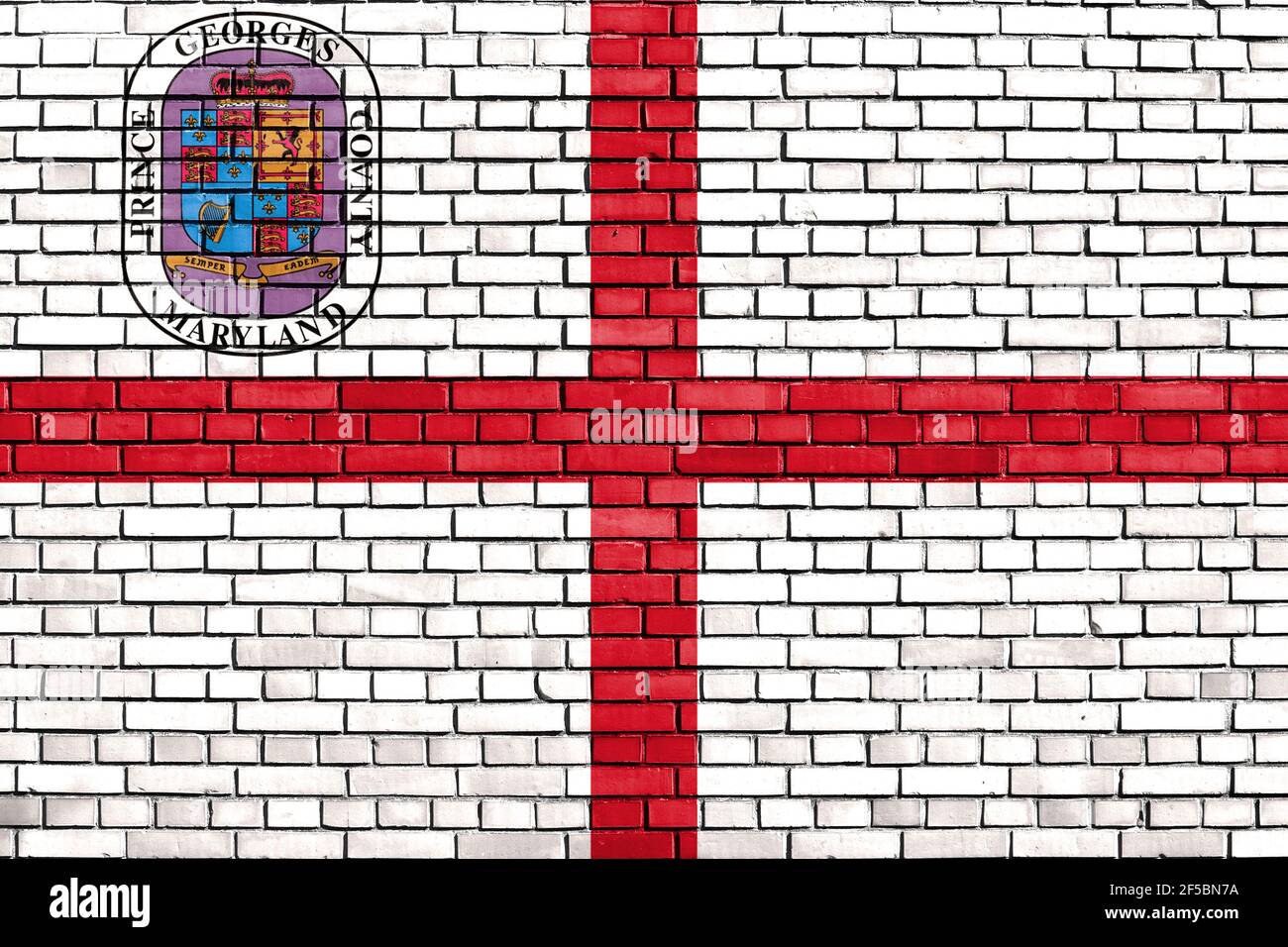 Prince george county flag hi-res stock photography and images - Alamy