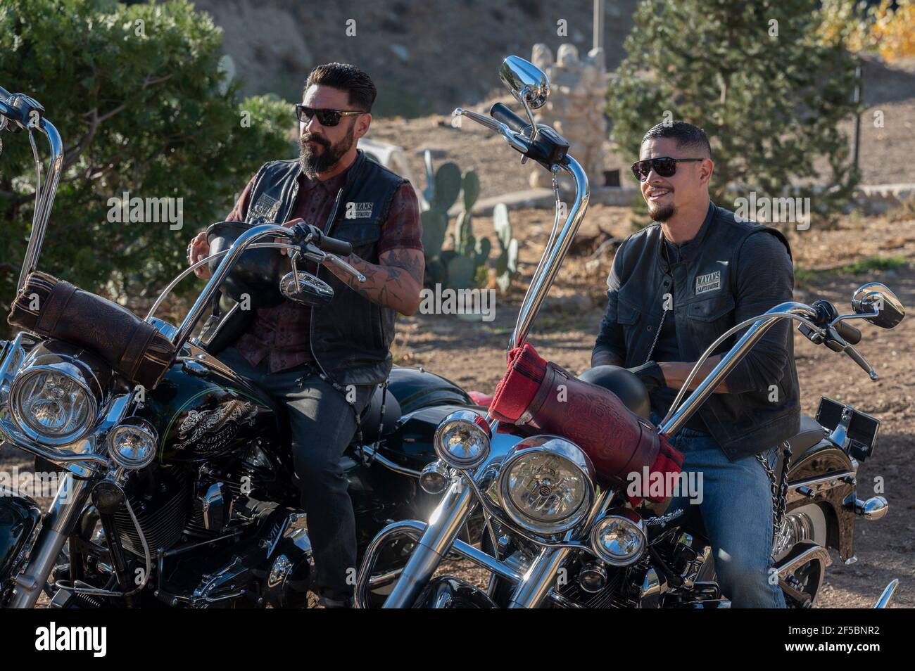 MAYANS M.C., from left: Clayton Cardenas, JD Pardo, Pap Struggles with ...