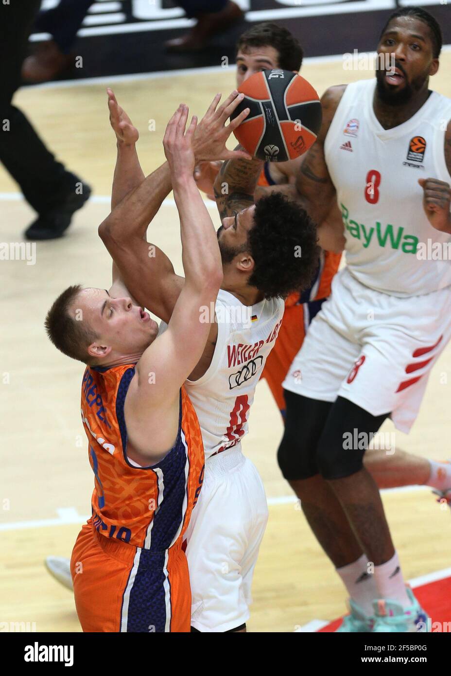 Valencia, Spain. 25th Mar, 2021. Basketball: Euroleague, Valencia BC ...
