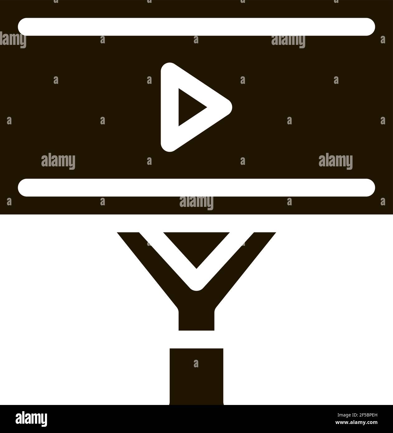 installed video ads icon vector illustration Stock Vector Image & Art ...