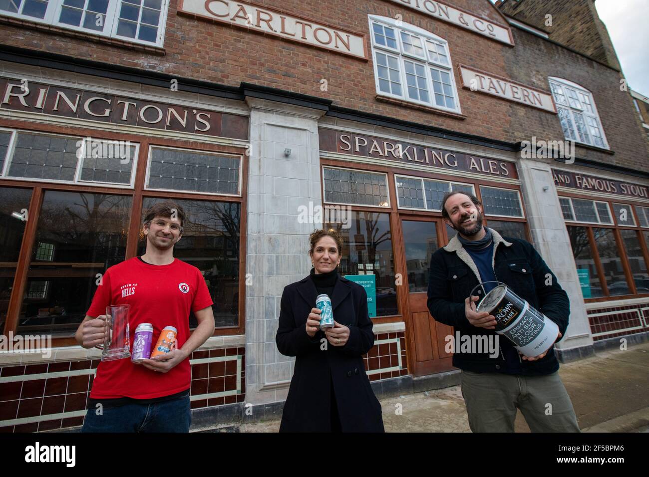 The Carlton Tavern pub in South Kilburn was unlawfully demolished, and ...