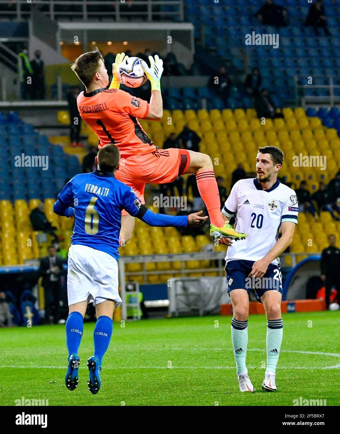 Northern ireland goalkeeper bailey peacock farrell hi-res stock ...