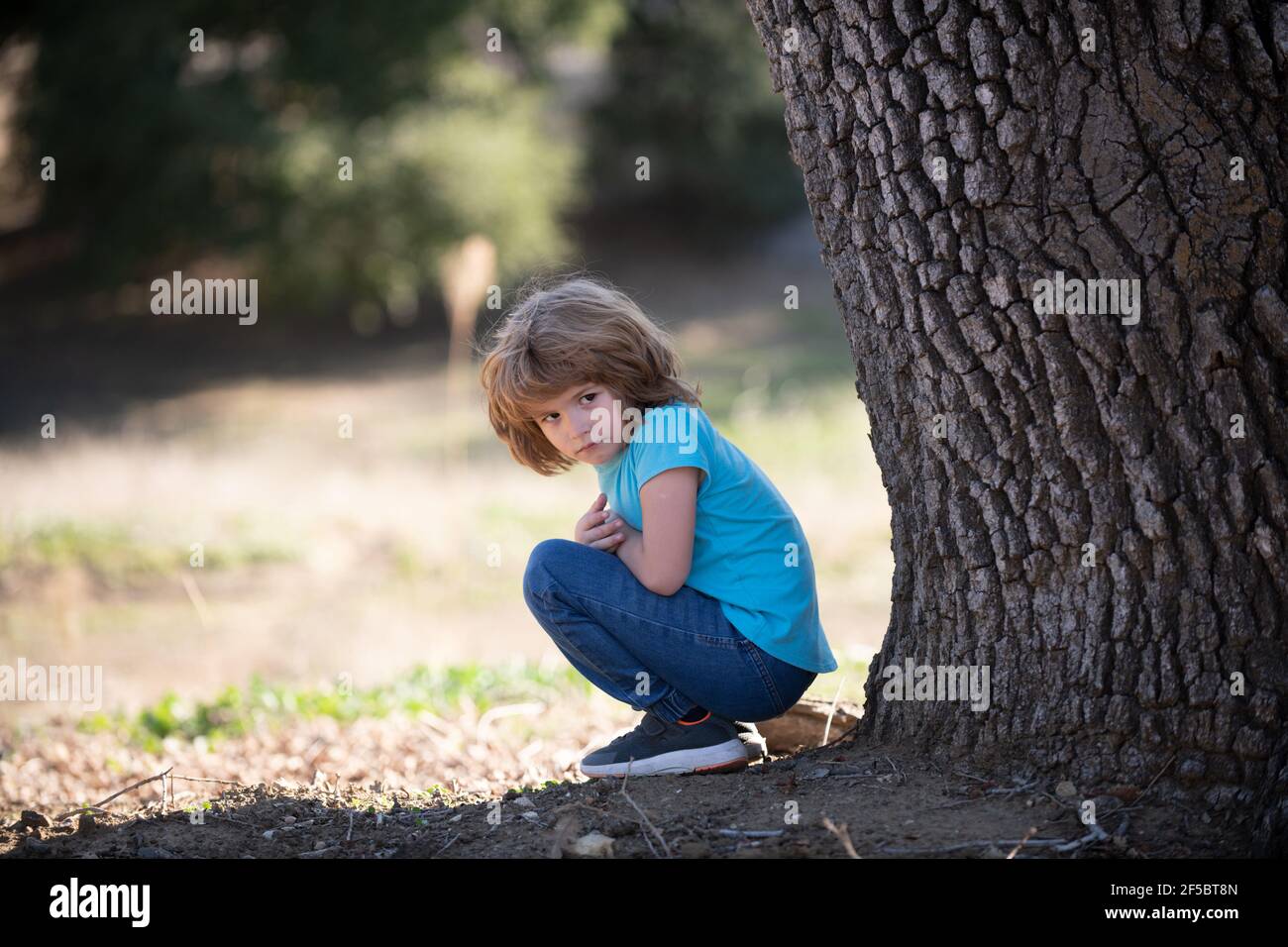 Emotions sad thoughtful child hi-res stock photography and images - Alamy