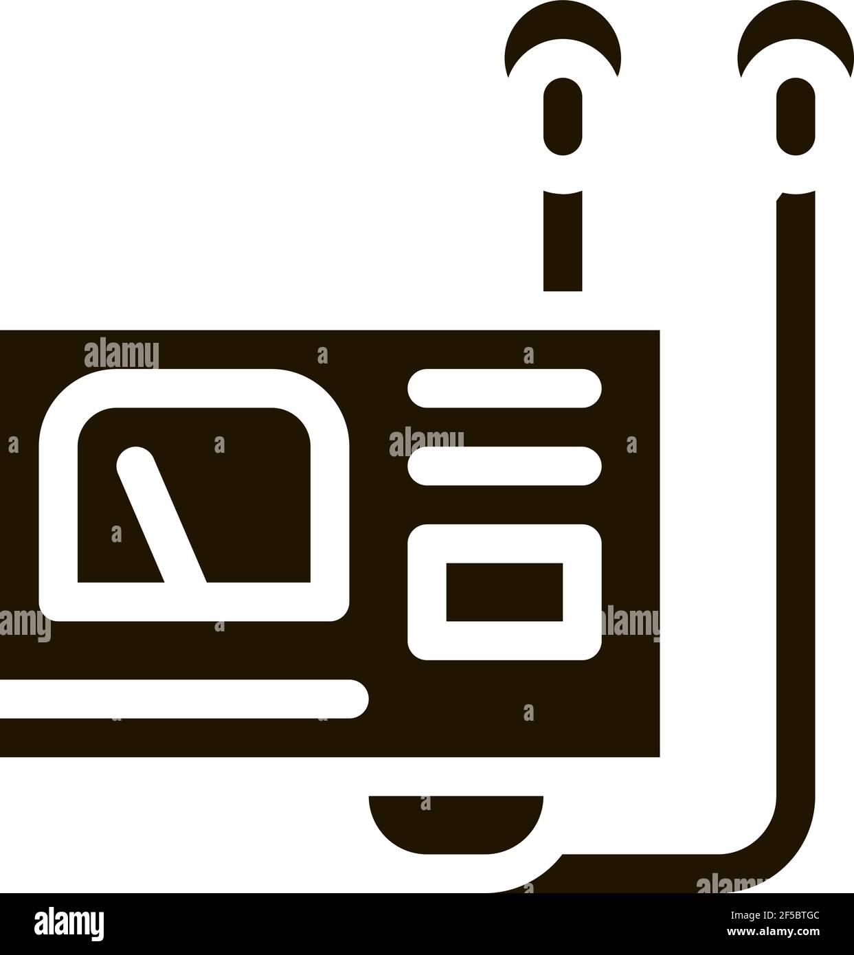 medical breathing apparatus icon Vector Glyph Illustration Stock Vector ...