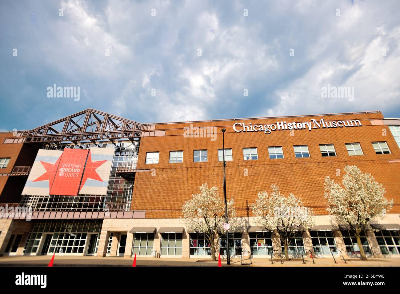 Chicago, Illinois USA. The Chicago History Museum located in Lincoln ...