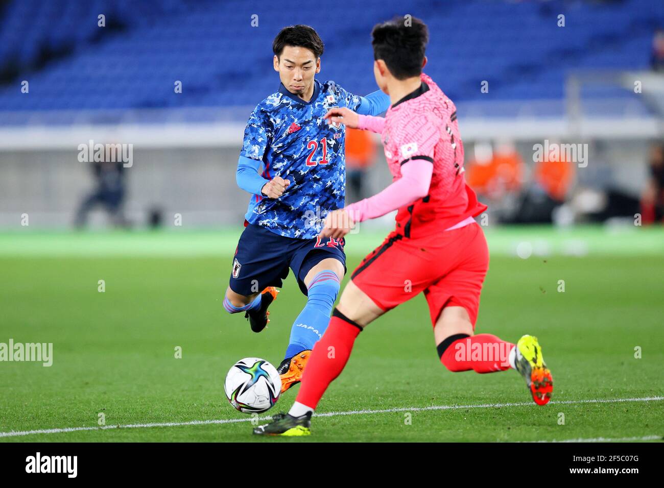 Kanagawa, Japan. 25th Mar, 2021. Hayao Kawabe (JPN) Football/Soccer ...