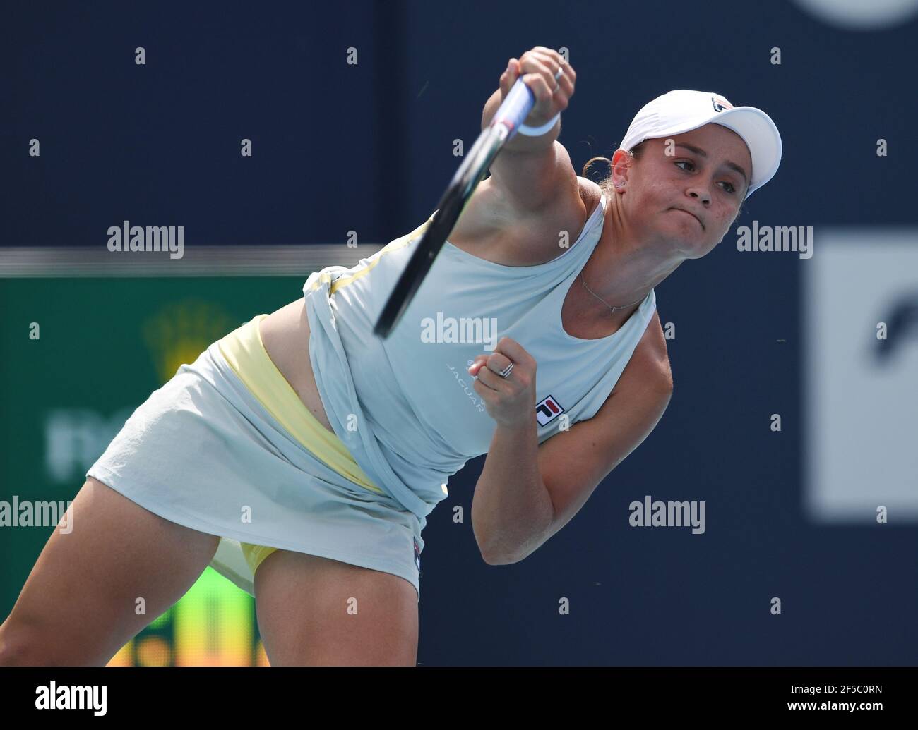 Miami Gardens, FL, USA. 25th Mar, 2021. Ashleigh Barty Vs Kristina ...