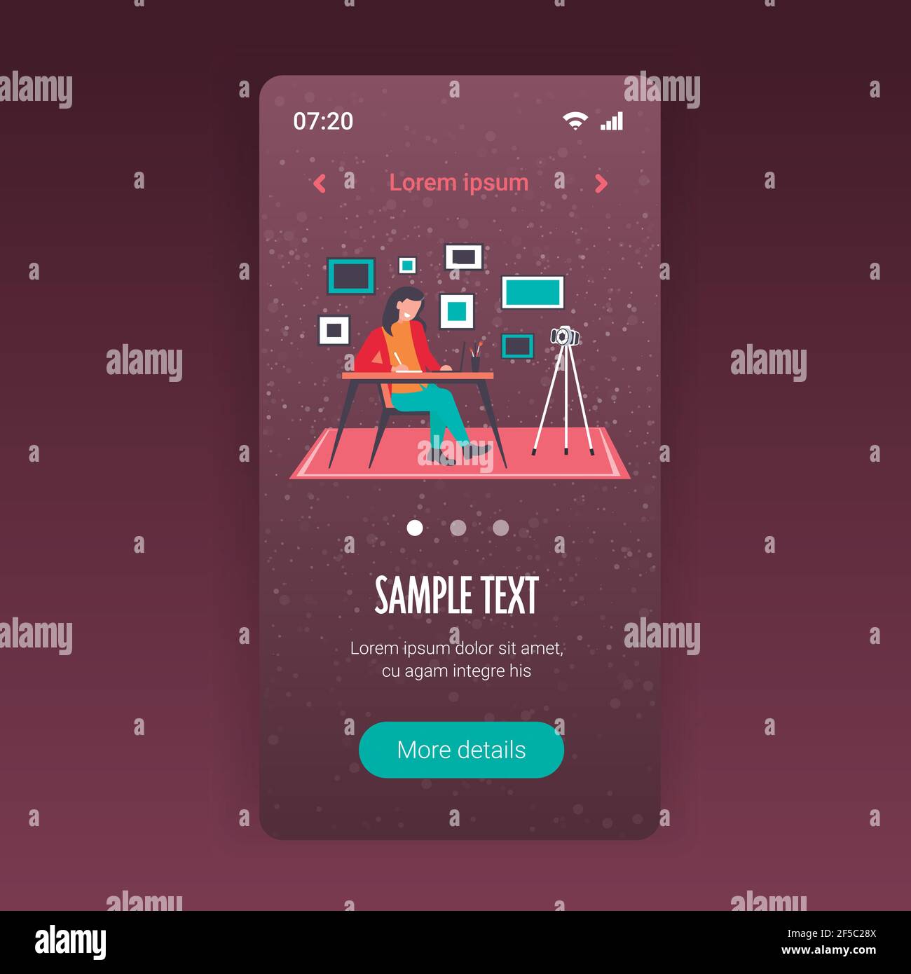 Using tripod Stock Vector Images - Alamy