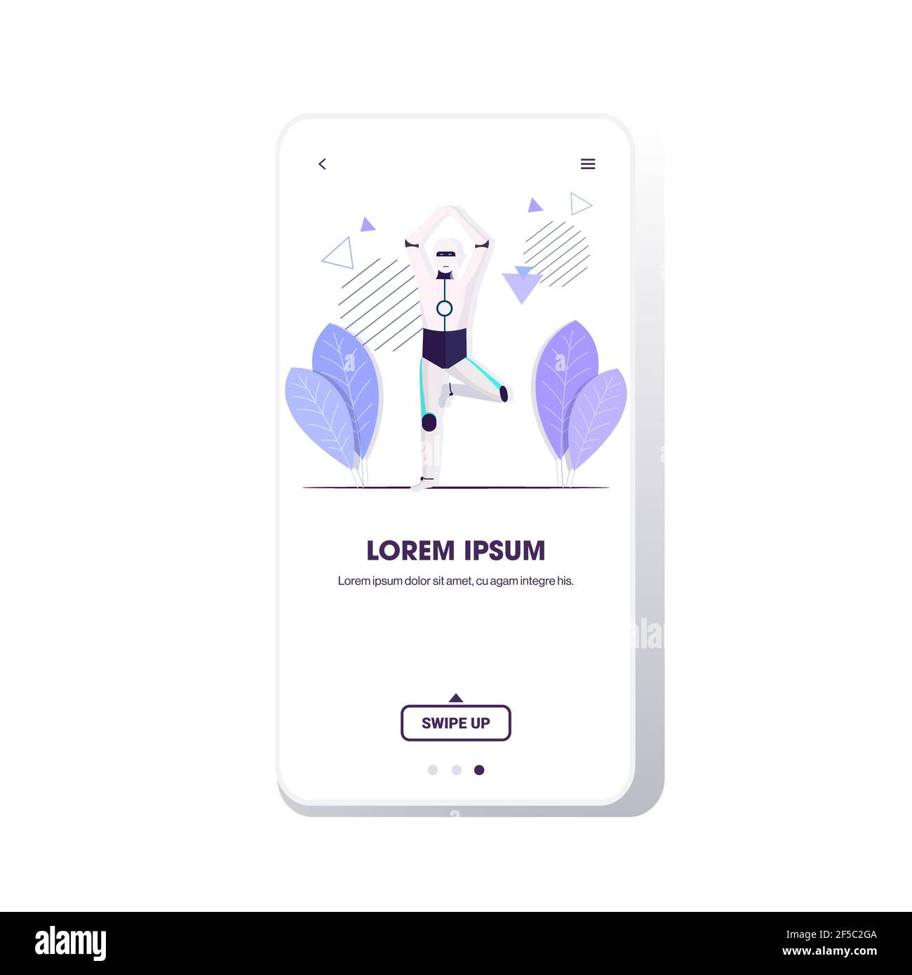 Ai fitness app Stock Vector Images - Alamy