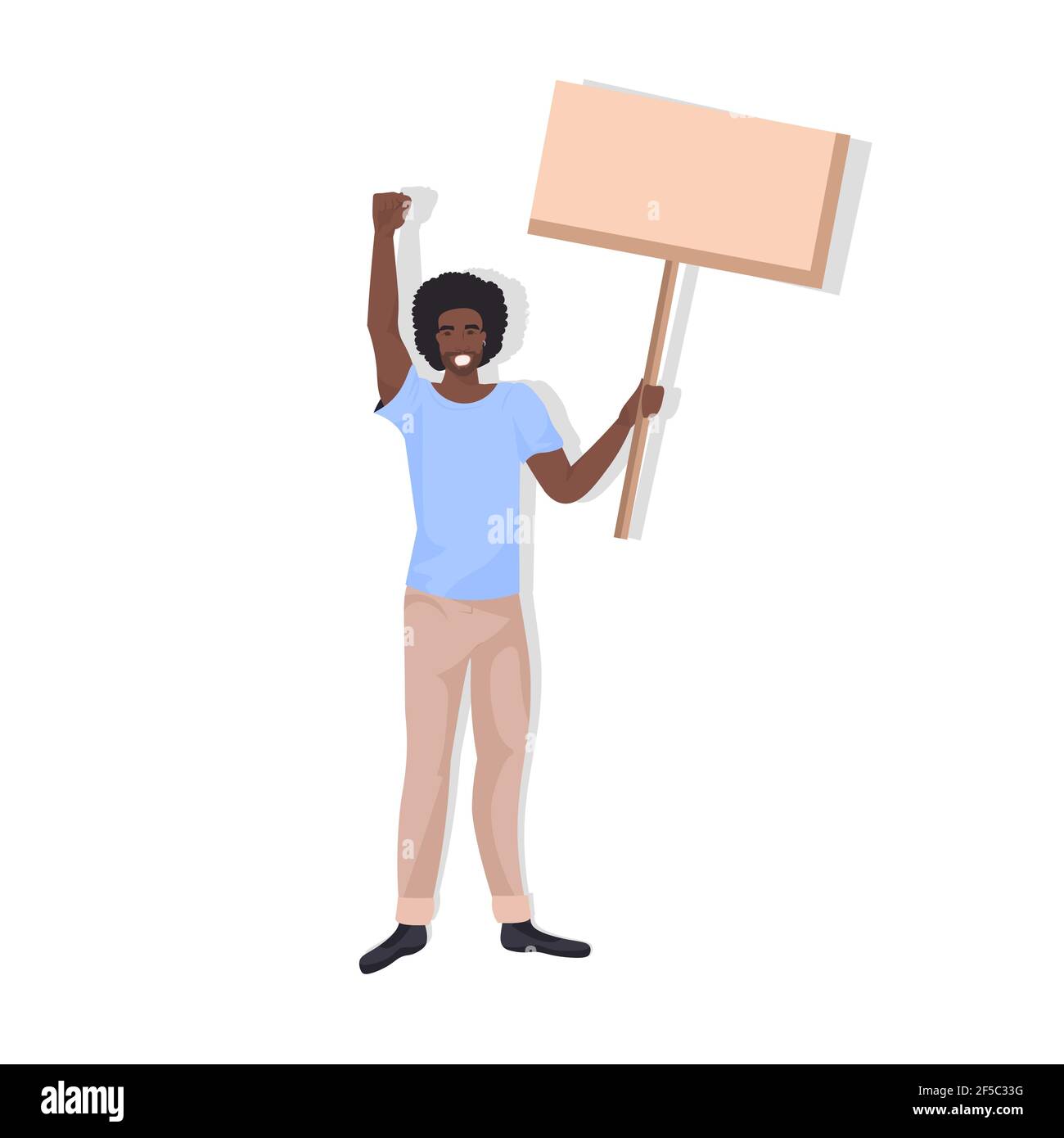 Protester Cut Out Stock Images & Pictures - Alamy