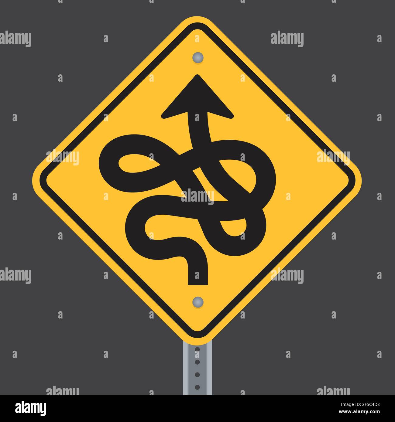 Spiral overpass Stock Vector Images - Alamy