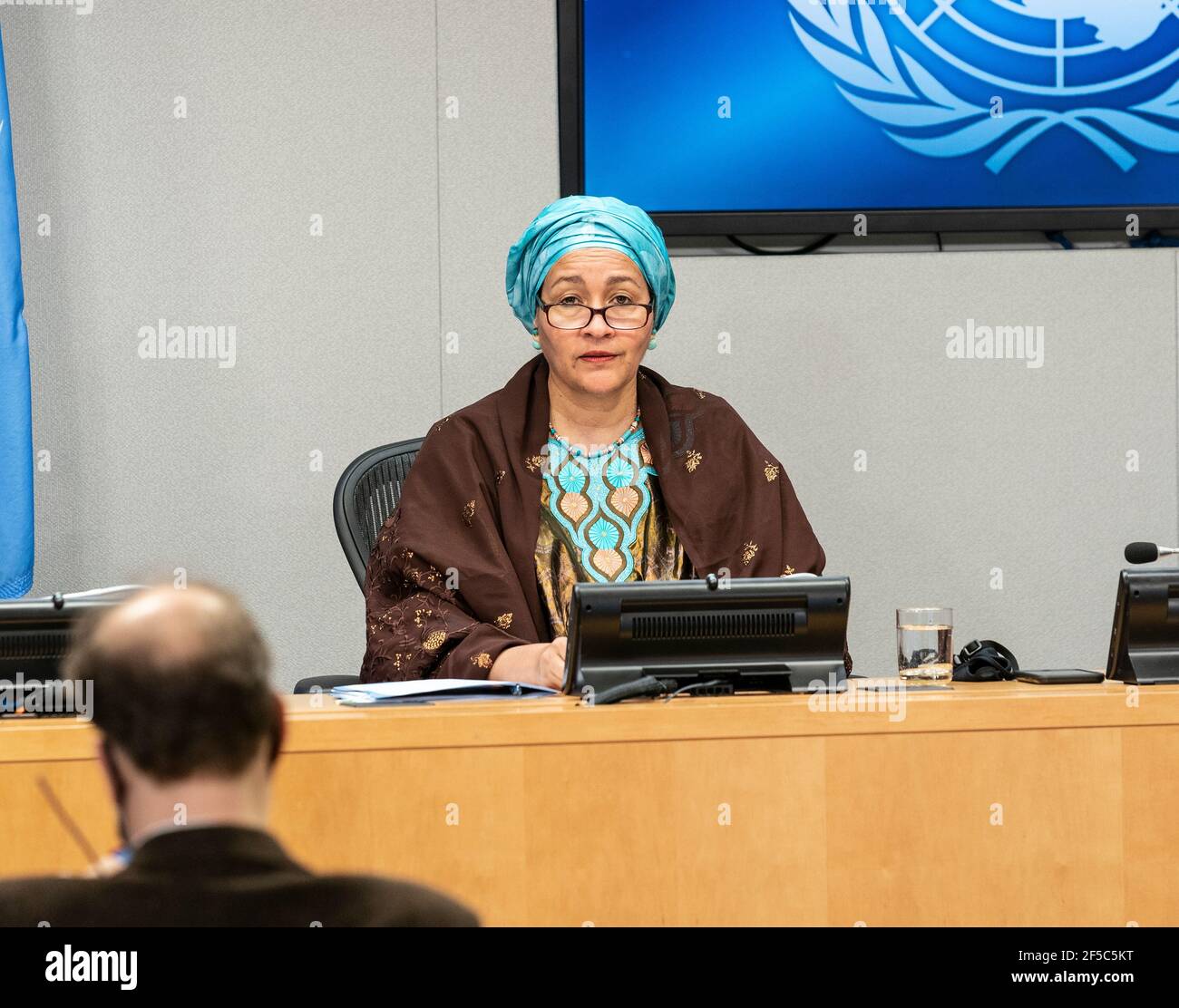 Deputy Secretary-General Ms. Amina Mohammed briefing on launch of the ...