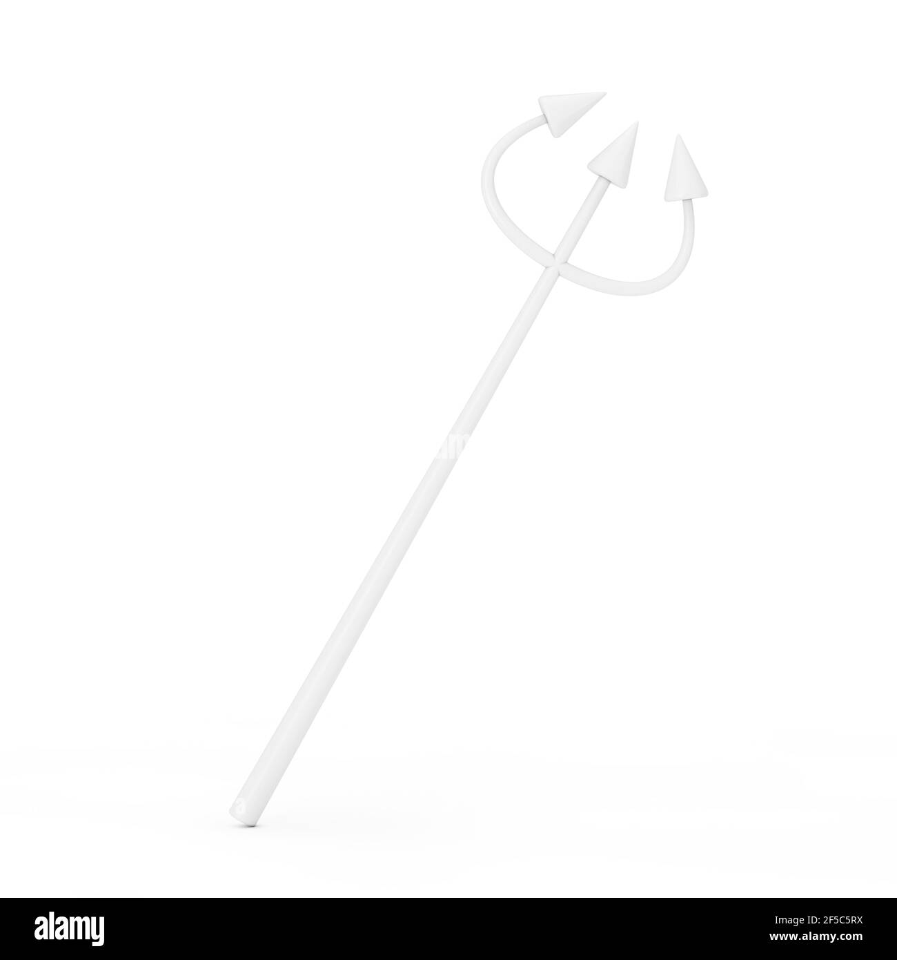 Devil demon trident pitchfork Cut Out Stock Images & Pictures - Alamy